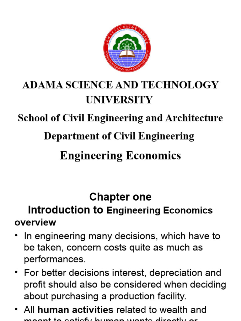 Introduction to Engineering Economics | PDF | Bookkeeping | Equity ...
