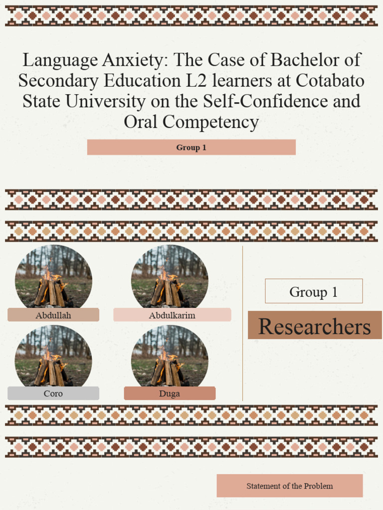 Language Anxiety | Download Free PDF | Anxiety | Second Language ...