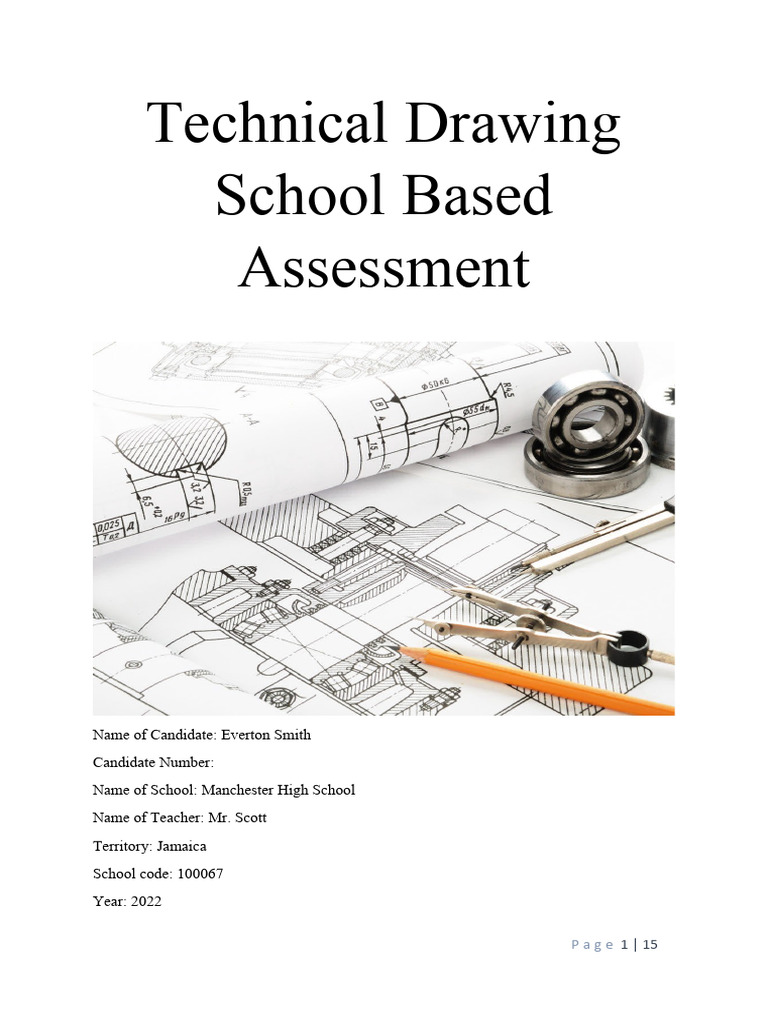 Technical Drawing School Based Assessment | PDF | Infographics ...