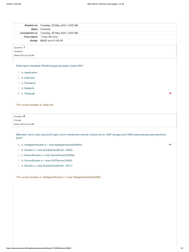 Uas Jarkom | PDF