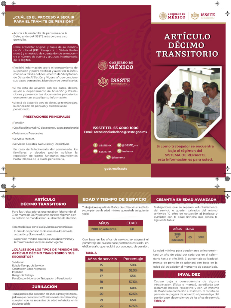 TRIPTICO decimo transitorio_IMPRESION2022 | PDF
