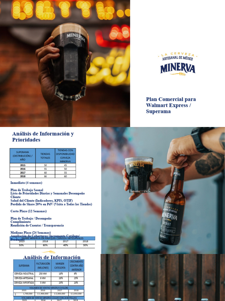 Plan Comercial Cerveza Minerva JOG | PDF