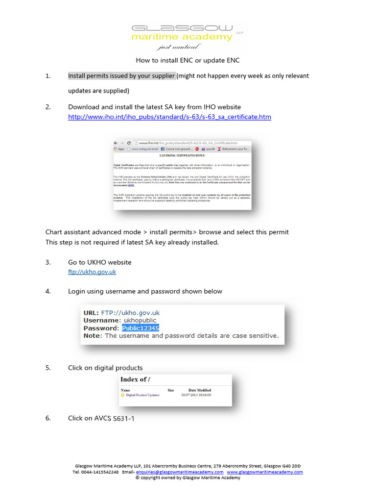 how to install ENC or update ENC | PDF | Computing | Software