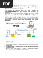 HPLC: Principle, Parts, and Diagram | PDF | High Performance Liquid ...
