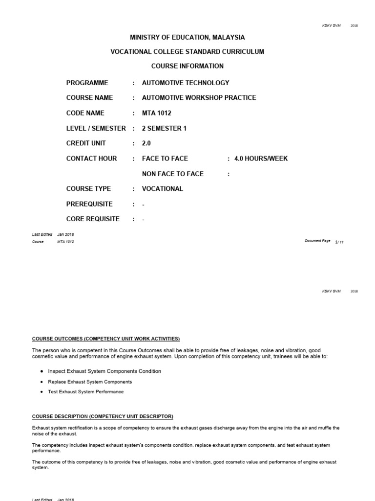 Exhaust System Rectification | PDF | Exhaust Gas | Safety