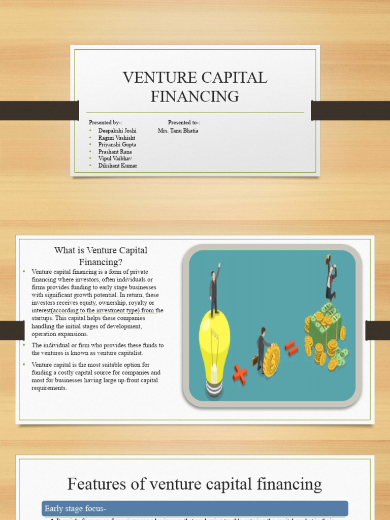 Understanding Venture Capital Financing | PDF | Venture Capital ...