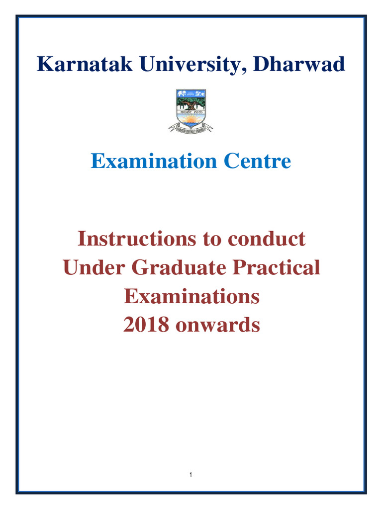 Ug Practical Exam Guidelines Pdf