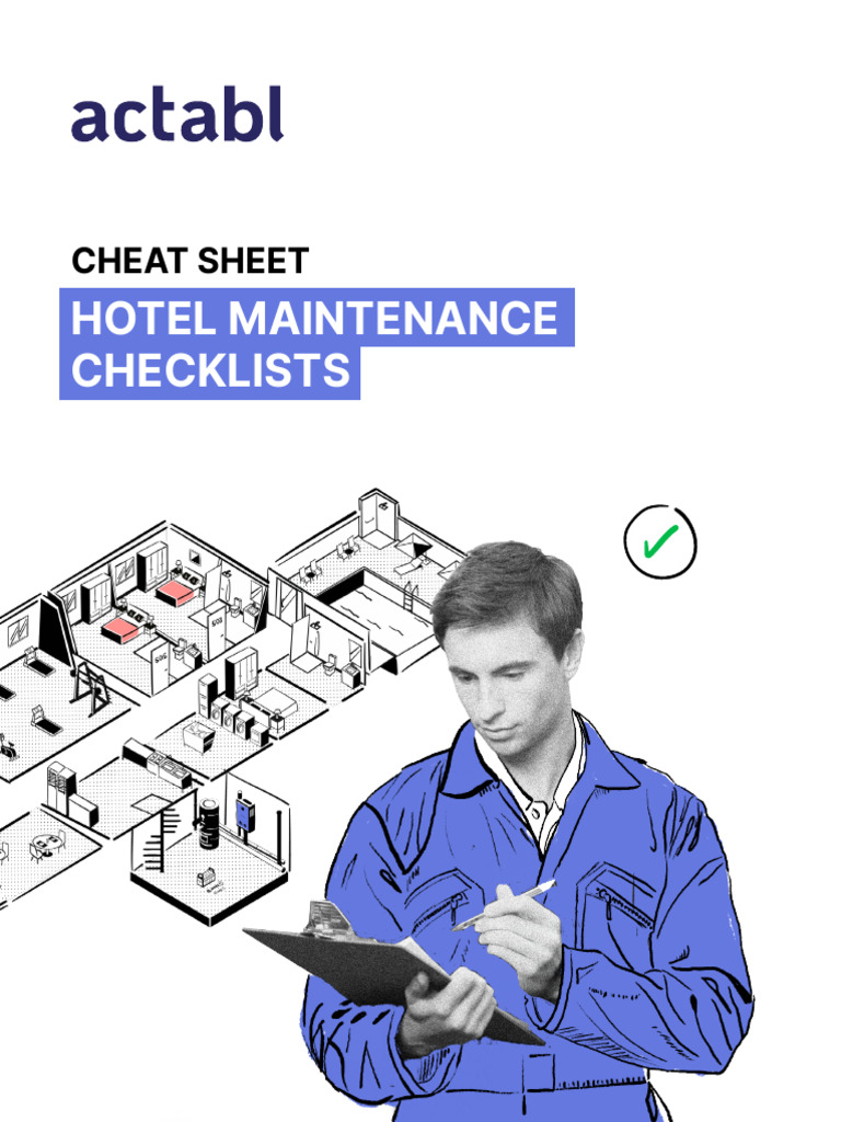 Actabl Hotel Maintenance Checklists | PDF | Elevator | Belt (Mechanical)
