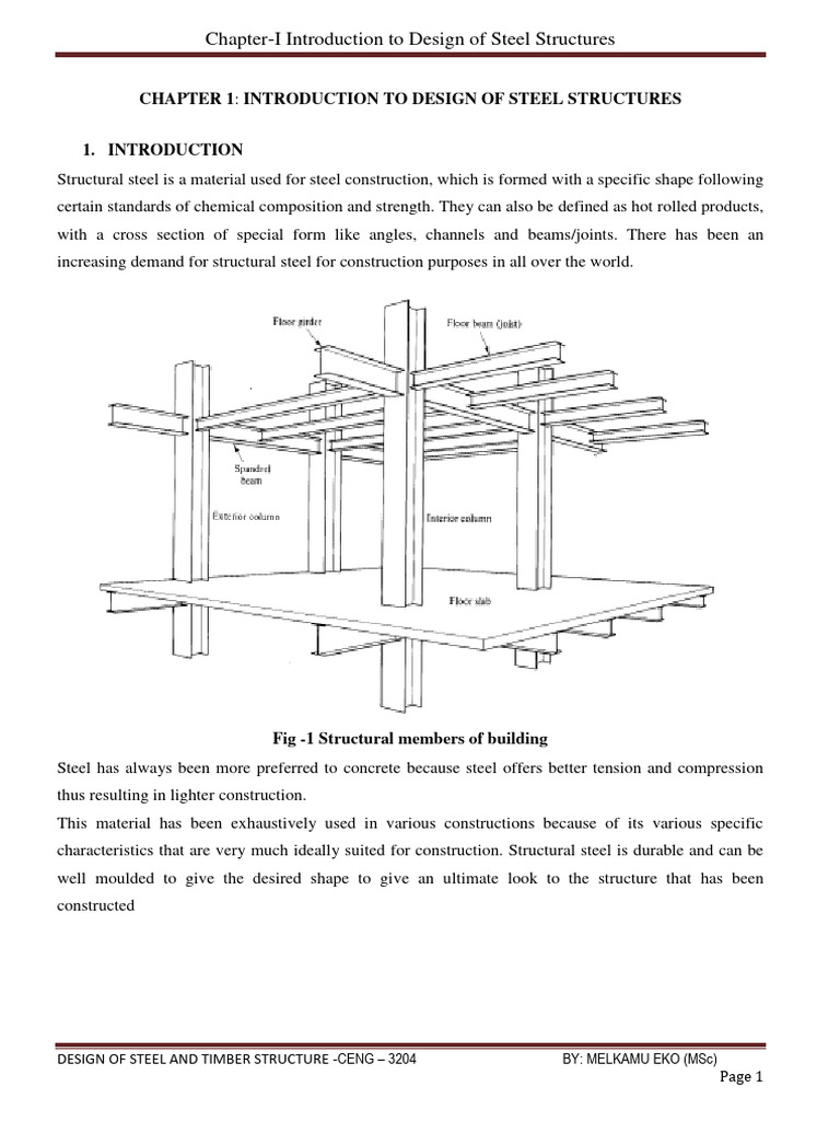 chapter 1-Introduction | PDF | Deformation (Engineering) | Strength Of Materials