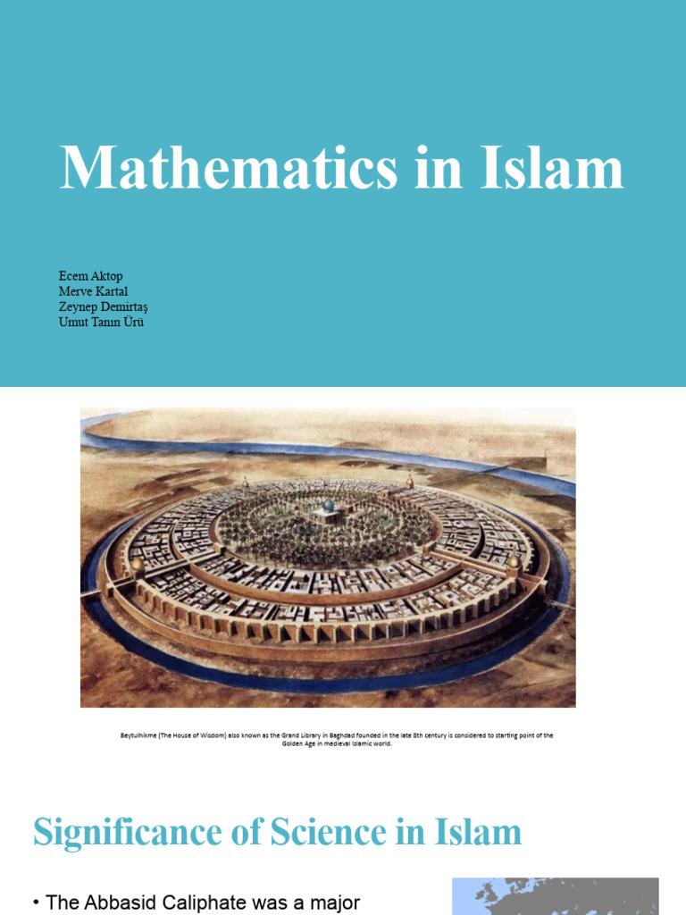 EcemAktop - 200907077 - Mathematics in The Islamic World | PDF | Omar ...