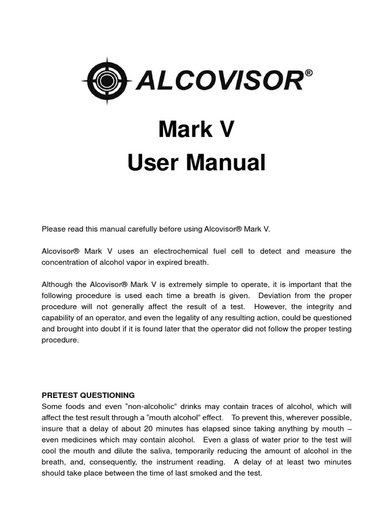 MarkV Manual | PDF