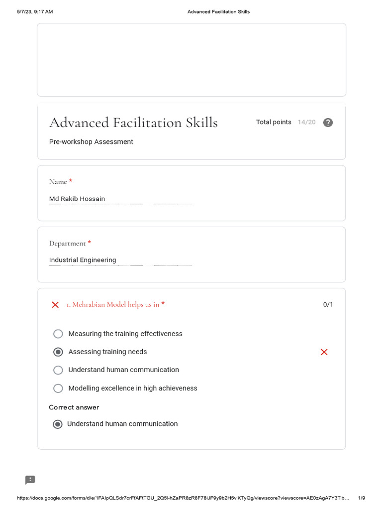 Advanced Facilitation Skills | PDF | Learning | Educational Technology