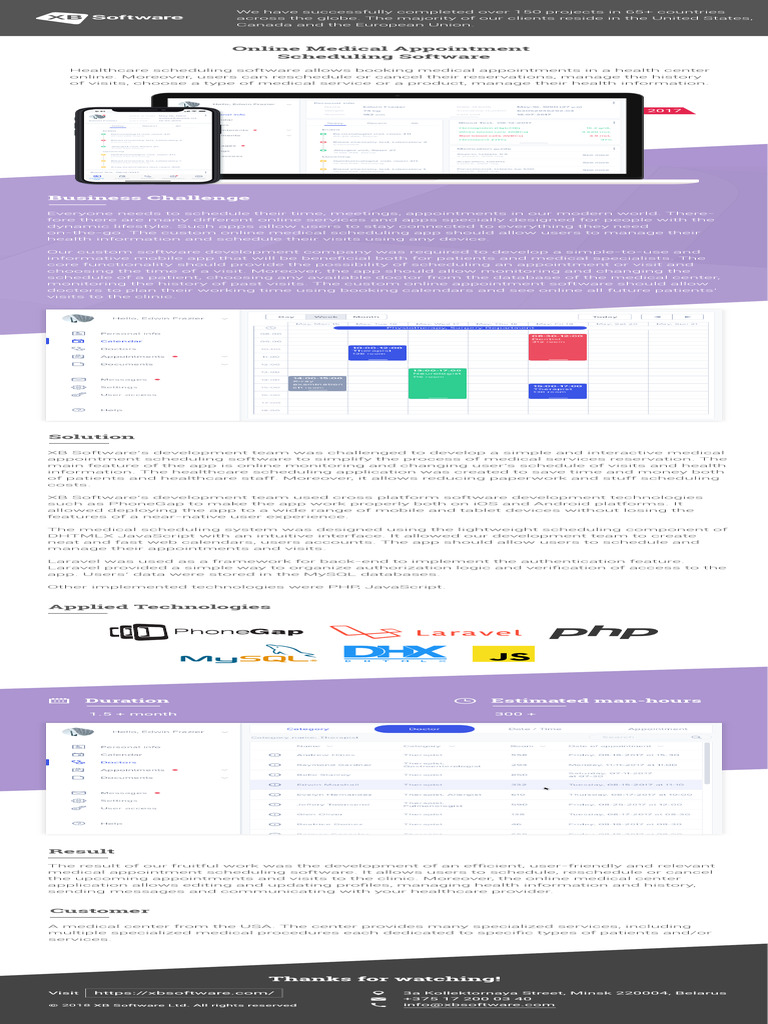 Online Medical Appointment Scheduling Eng | PDF | Application Software ...