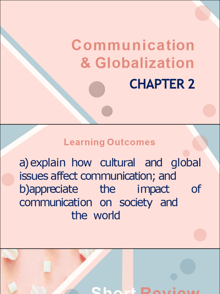 PurCom Chapter 2N - Communication and GlobalizationN | PDF ...