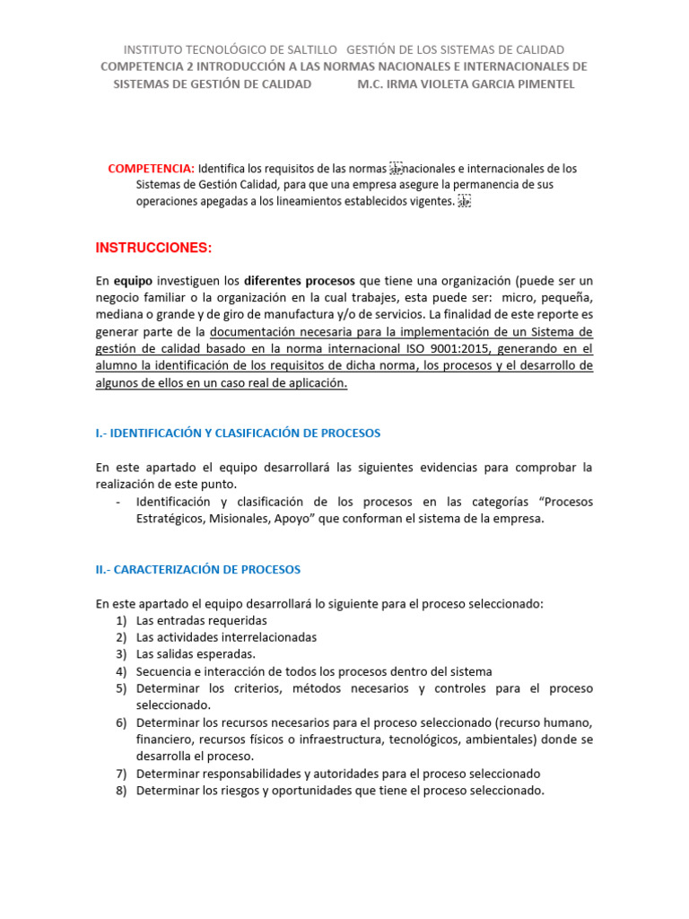 Implementación ISO 9001:2015 en Empresas | PDF | Sistema de manejo de calidad | Calidad (comercial)