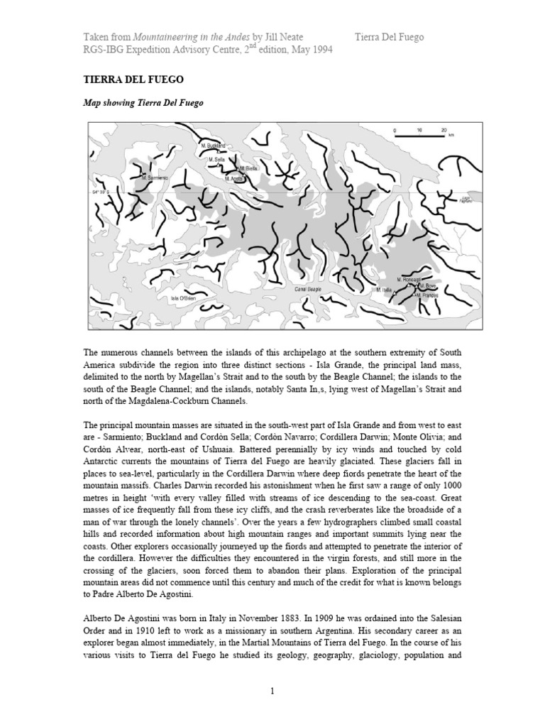 Guia de Cerros Tierra Del Fuego | PDF | Mountains | Topography