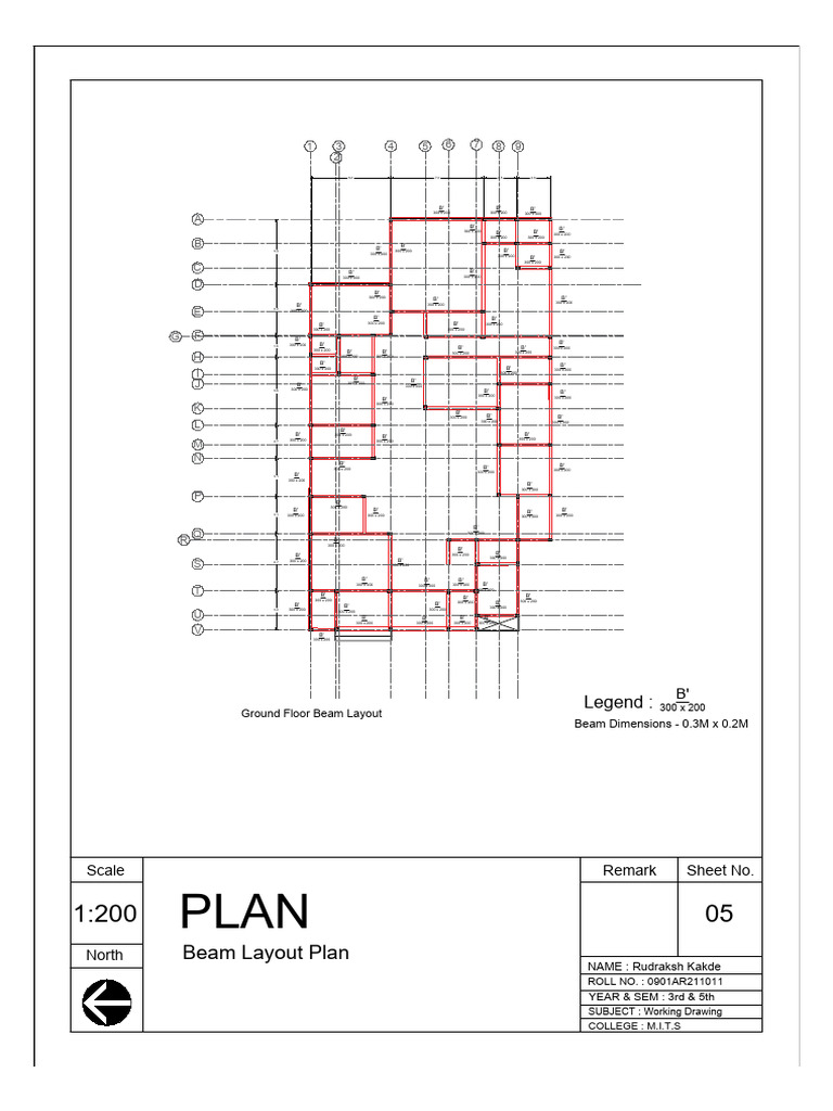 Working Drawing PHC 1 - Model 7 | PDF