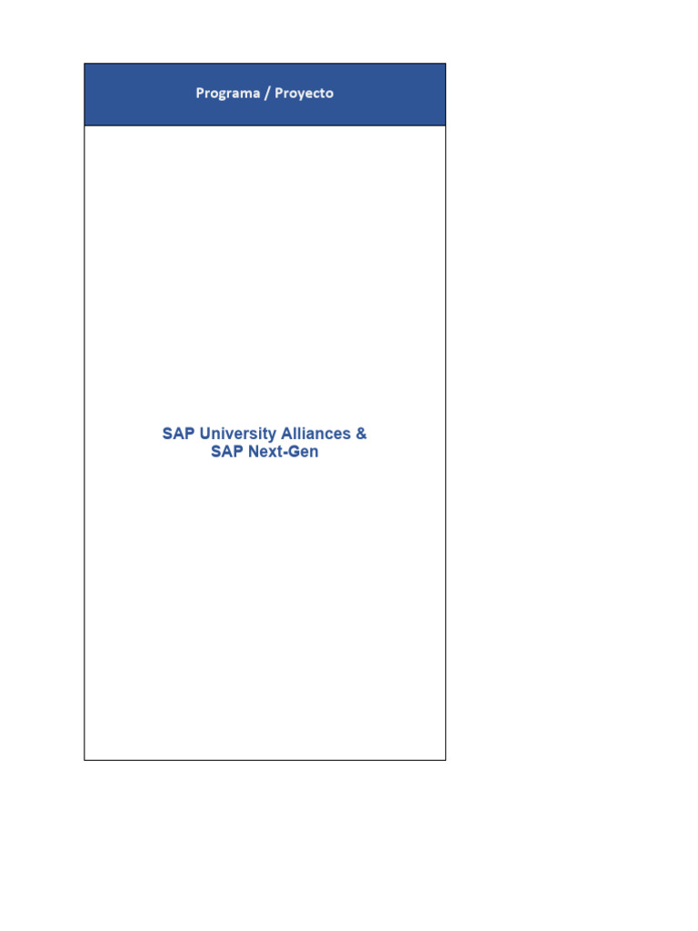 Co-innovación SAP en Universidades | PDF | Tecnologías de la ...