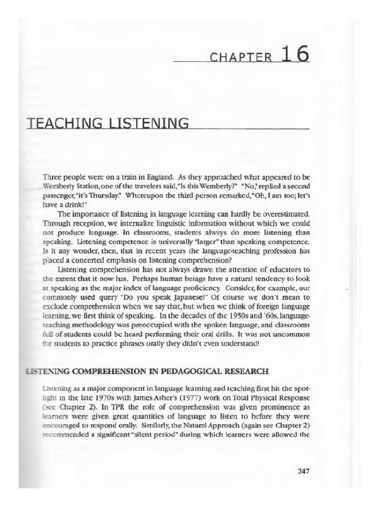 Brown CH 16 Listening | PDF