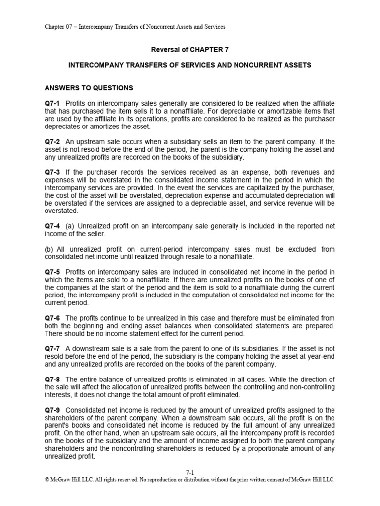 Christensen 13e CH07 SM | PDF | Consolidation (Business) | Depreciation