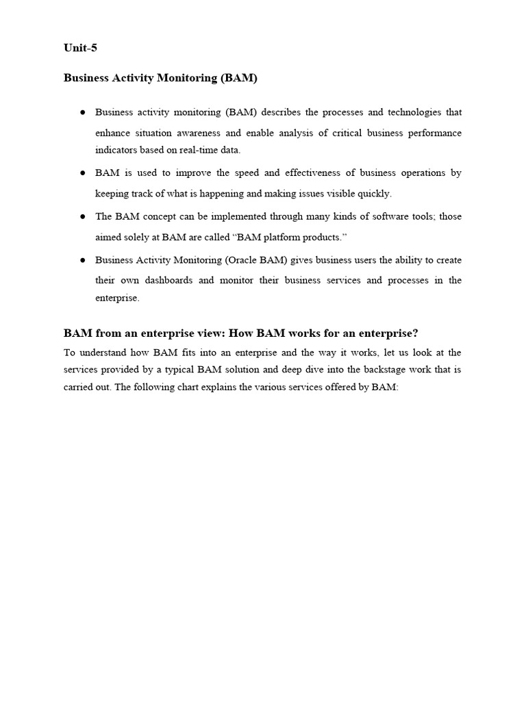 Business Activity Monitoring Guide | PDF | Business Process Management ...