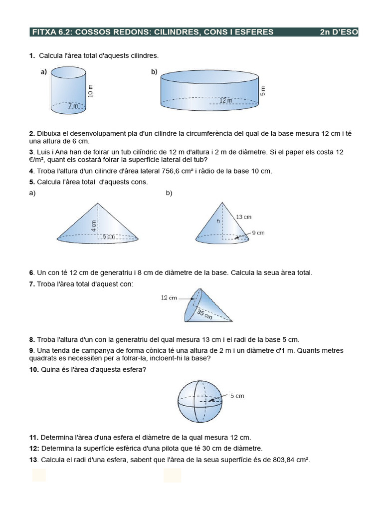 Fitxa 6.2. C - Redons | PDF