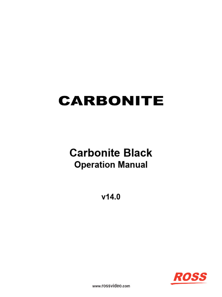 Ross Um Carbonite - Black | PDF | Computing