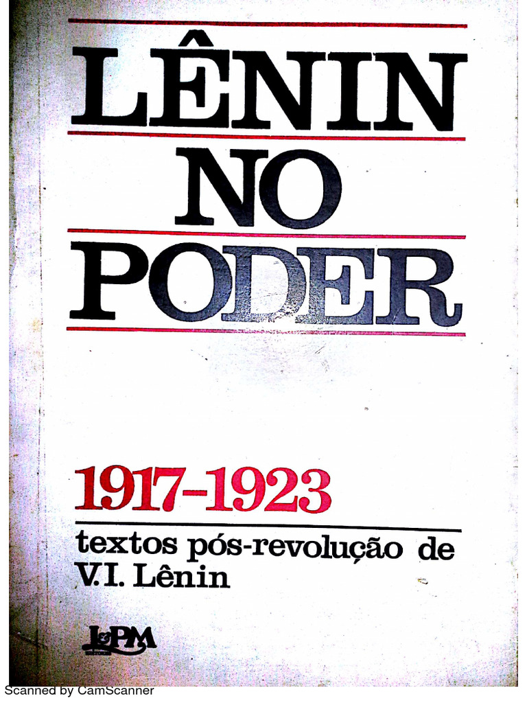 Vladimir Lênin - Lênin No Poder (1917-1923) (Textos Pós-Revolução) | PDF