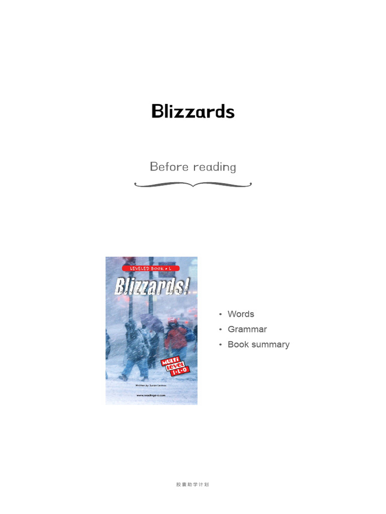 004 L -Blizzards | PDF | Blizzards | Winter Storm