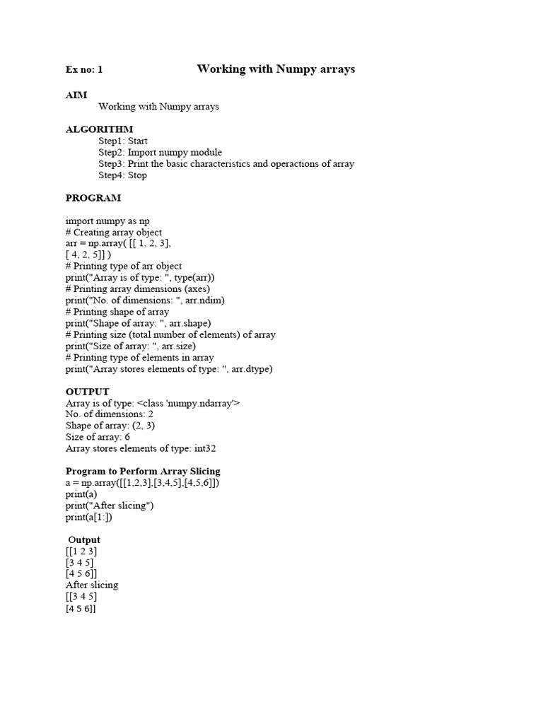 FDS Exp1,2 | PDF | Computer Data | Computing