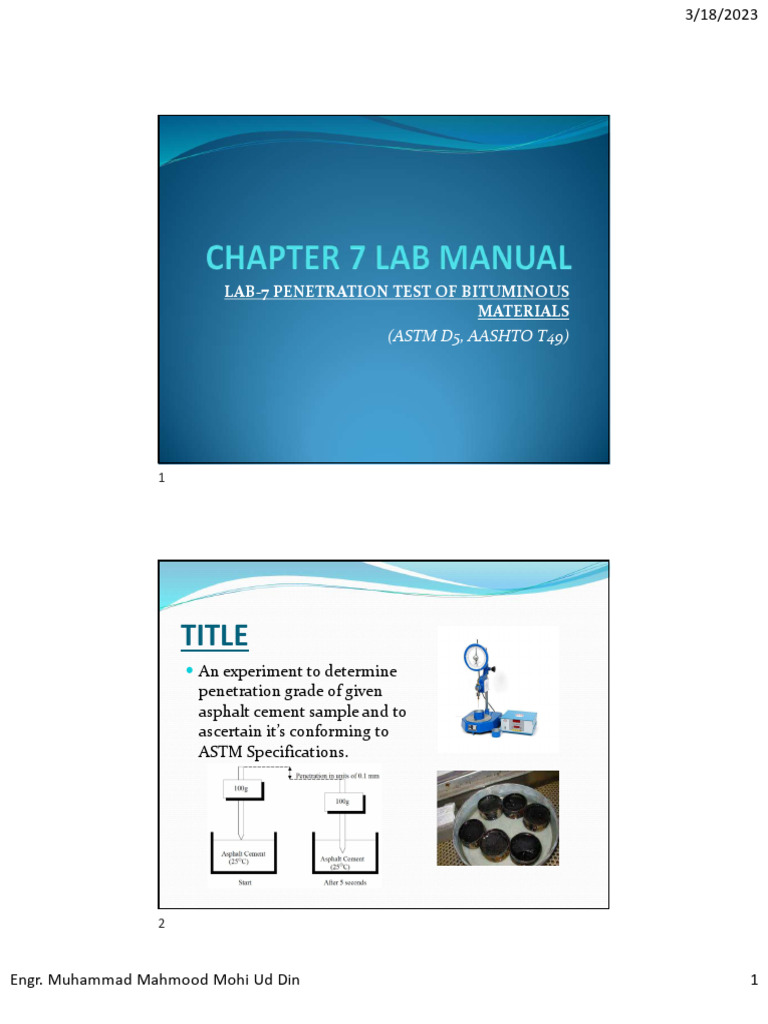 Lab 7 Penetration Test | PDF | Temperature | Building Engineering