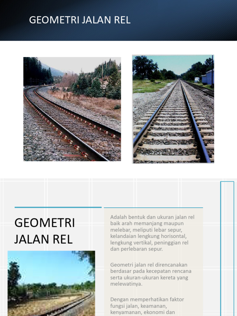 Geometri Jalan Rel | PDF