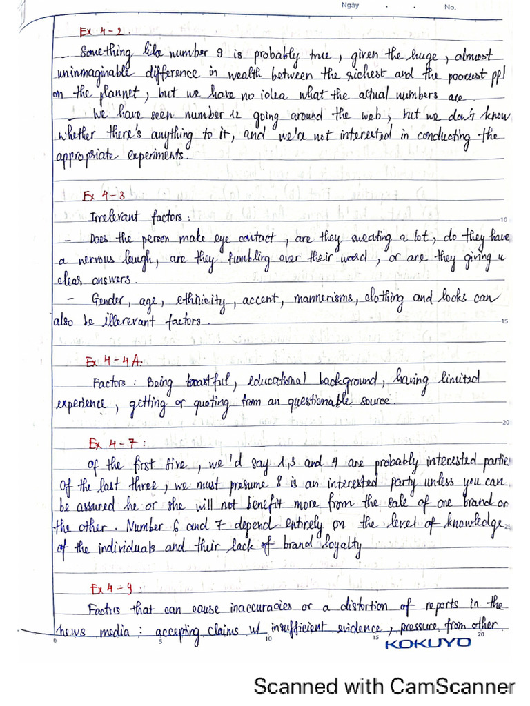 Critical Thinking 64D Exercise Nguyễn Thục Anh Chapter 4 | PDF