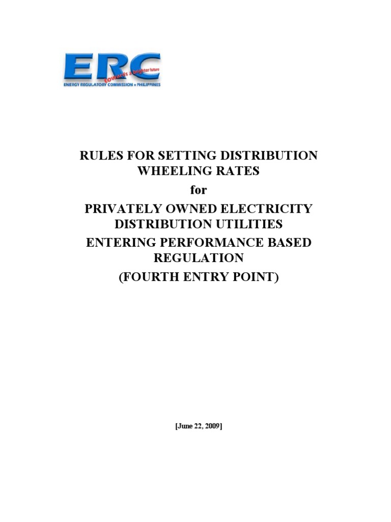 Wheeling Rates | PDF | Electric Power Transmission | Electrical Grid
