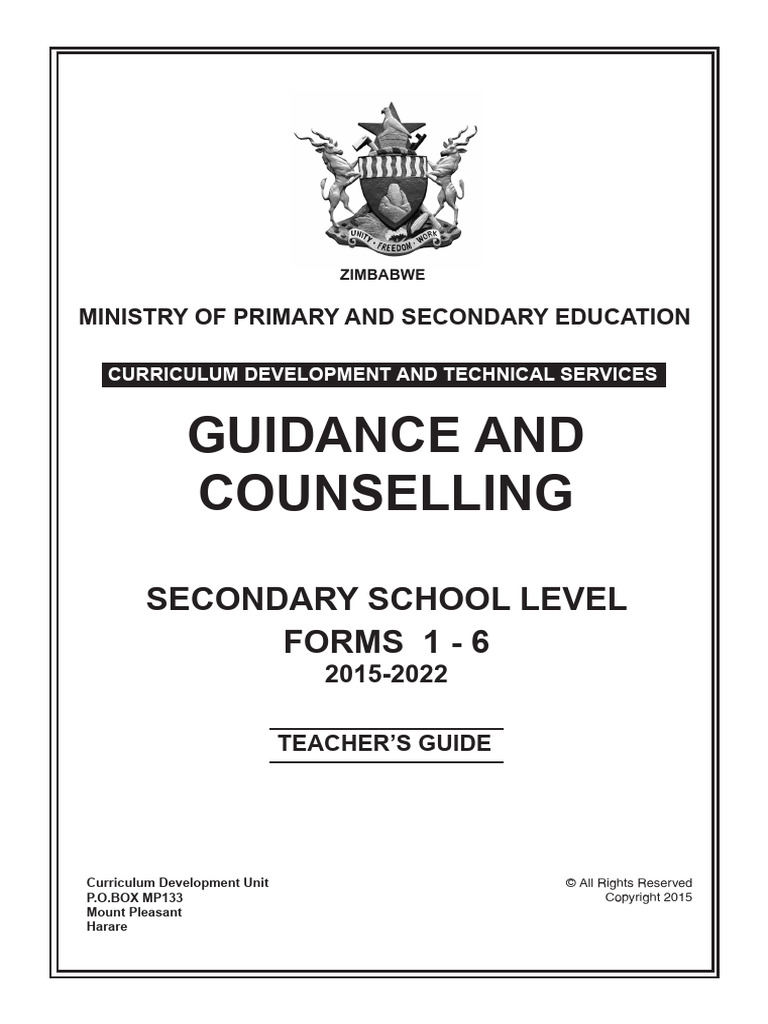 Guidance and Counselling Forms 1-6 | PDF | Learning | Educational ...