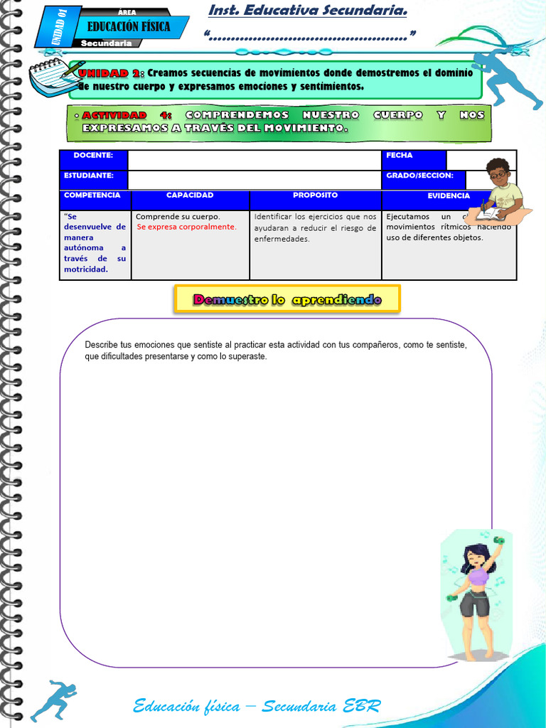 D- 3º4° ACT 4 FISICA SEM4 | PDF