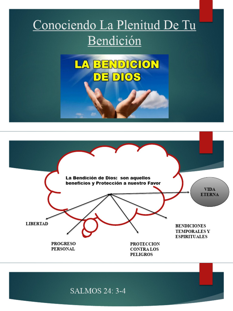 La Plenitud de la Bendición de Dios | PDF | Bendición | Salvación
