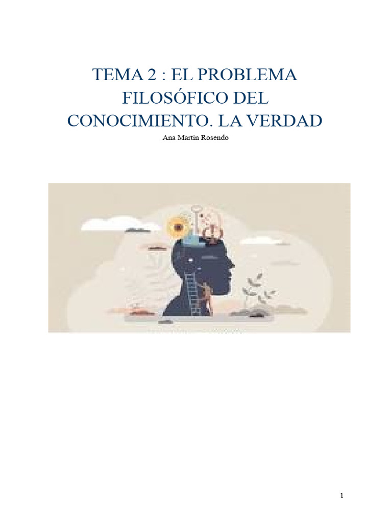 1zmartinan (Tema2) | PDF | Verdad | Conocimiento