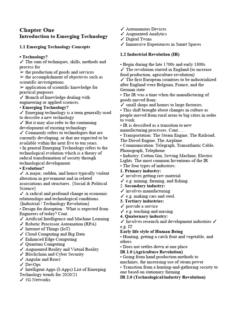 Emerging Technologies Note Natnael Bereta | PDF | Human–Computer ... Emerging Technologies Note Natnael Bereta | PDF | Human–Computer ...