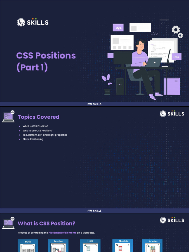 CSS Positions (Part 1) | PDF | Software Engineering | Web Design