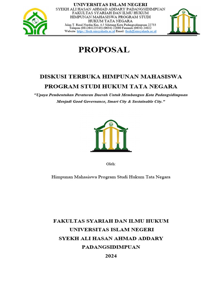 Diskusi Mahasiswa: Perda Padangsidimpuan | PDF