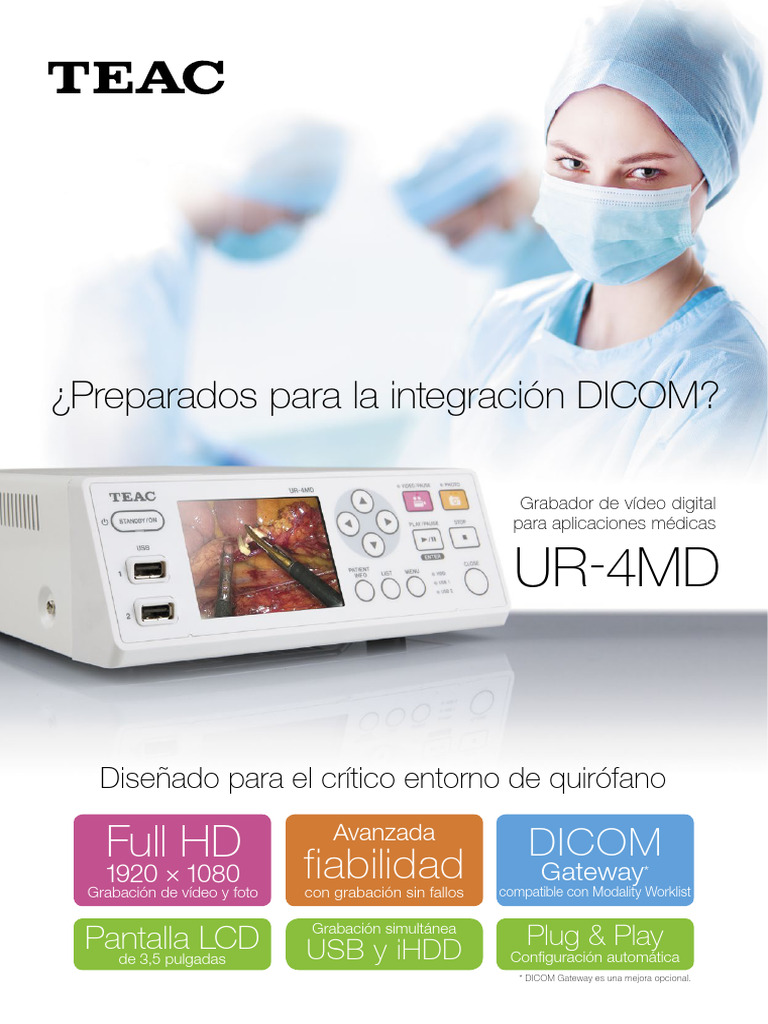 Es Ur 4md Brochure Dicom | PDF | USB | Disco duro