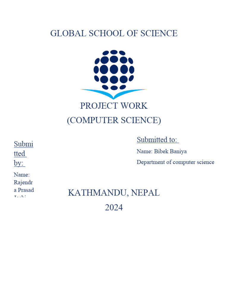 Computer Project | PDF | Html Element | Html