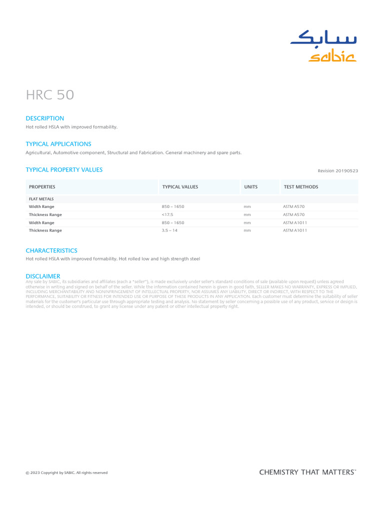 HRC_50_Global_Technical_Data_Sheet | PDF HRC_50_Global_Technical_Data_Sheet | PDF