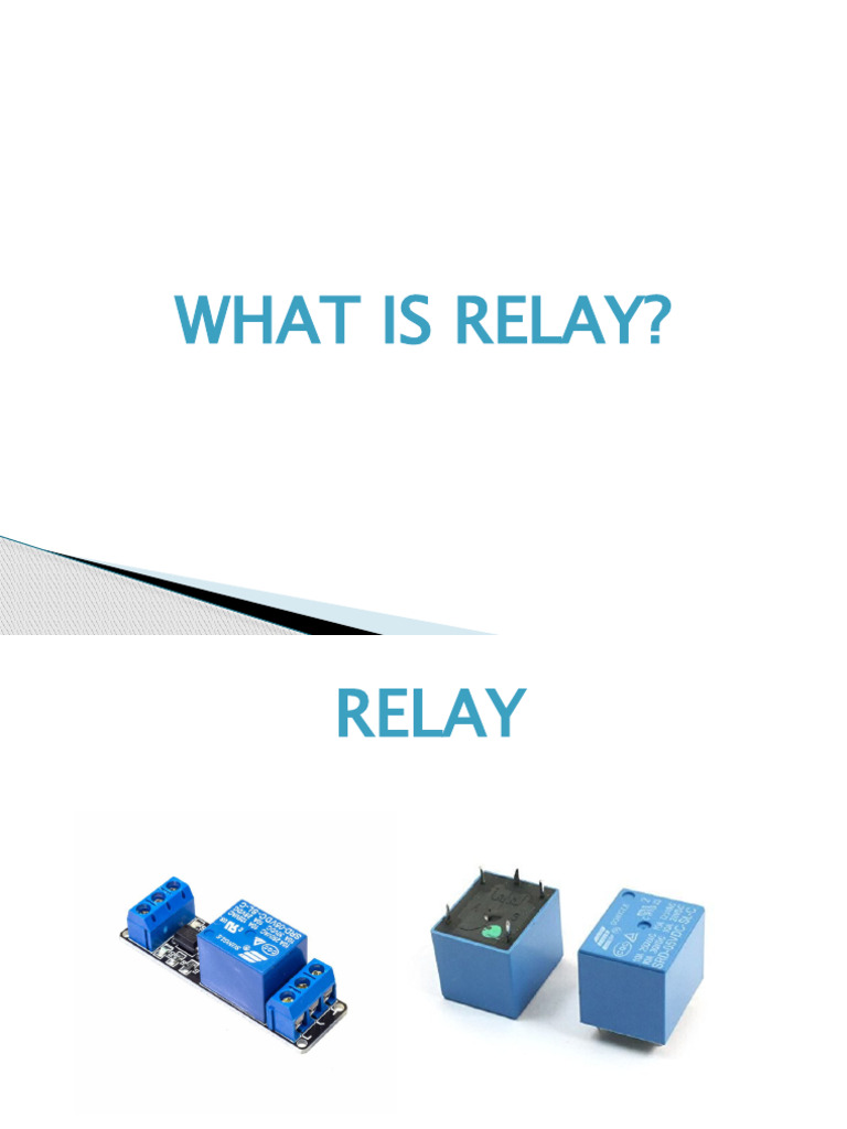 5V Relay Module for DIY Projects | PDF