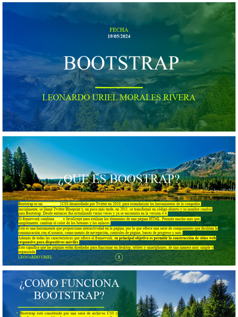 Introducción a Bootstrap: Framework CSS Responsive | PDF | Bootstrap (marco frontal) | Informática