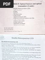 Surface vs. Edge Emitting LEDs in Fiber Optics | PDF