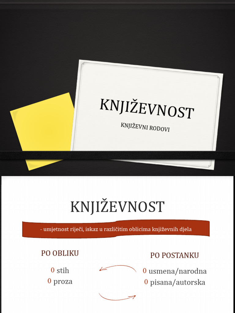 KNJIZEVNOST | PDF