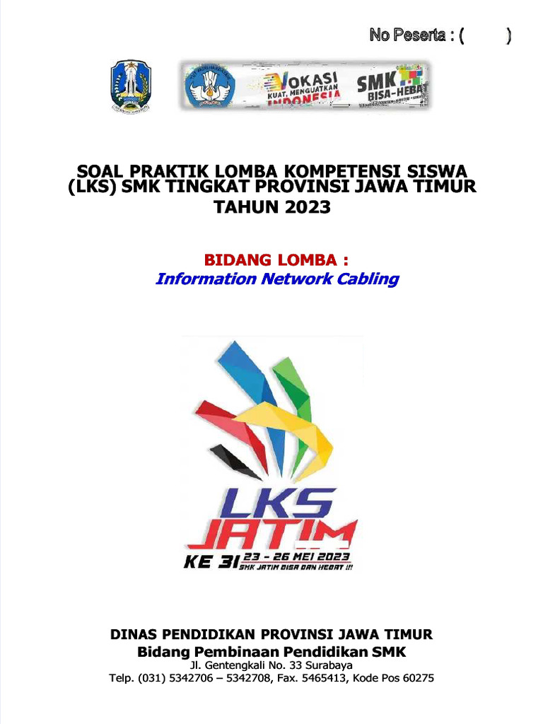 Praktic-Information-Network-Cabling-Soal 2023-Rev | PDF