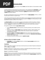 Elementos y Características de La Columna Periodística | PDF | Autor ...